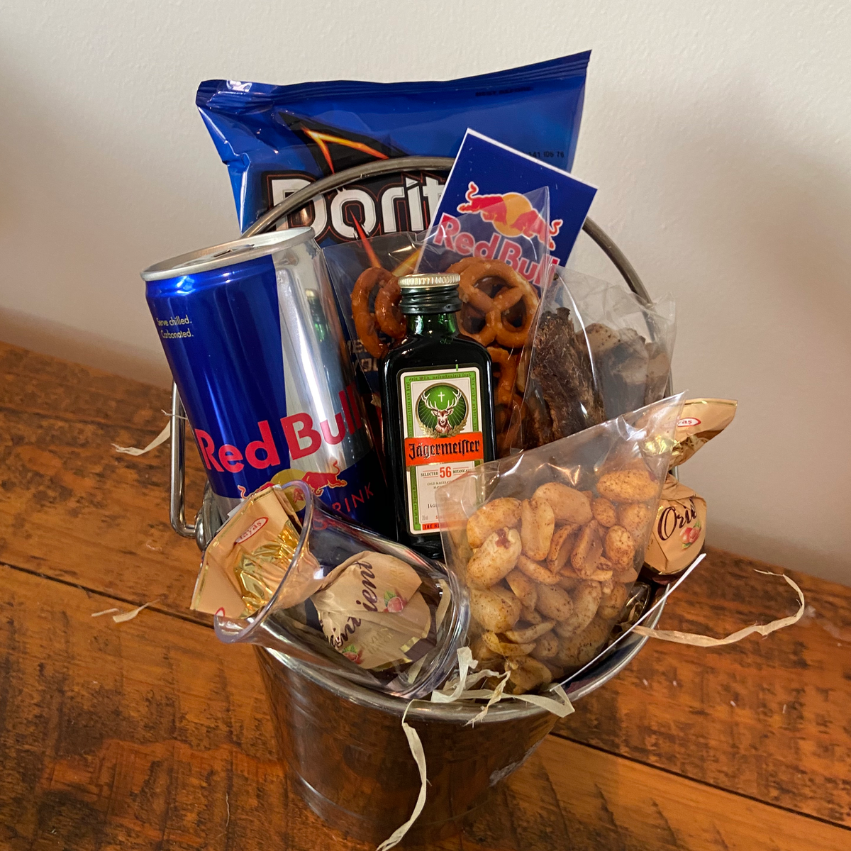 Party Favors | Men’s Red Bull Gift Bucket | Get Best Party Supplies ...