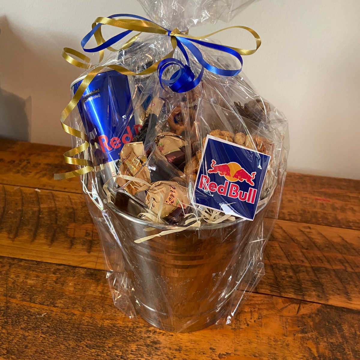 Party Favors | Men’s Red Bull Gift Bucket | Get Best Party Supplies ...